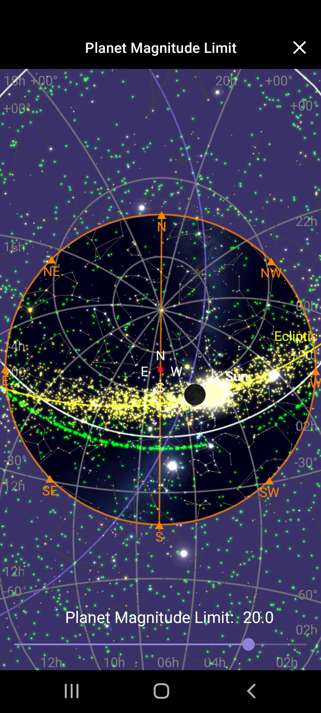 [Feedback] Should Settings > Solar System > Planet Limiting Magnitude ...